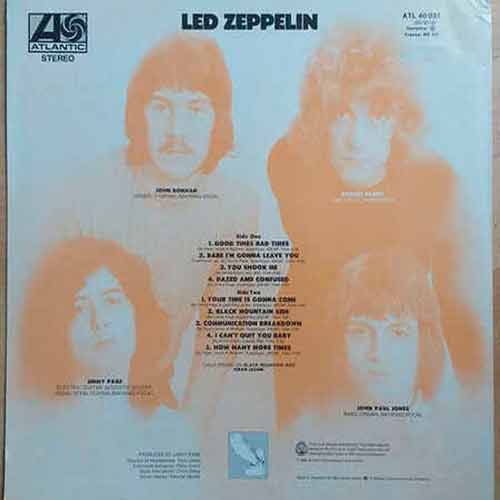 Led Zeppelin - Led Zeppelin I Vinyl LP ⭐ Вінілова платівка - Hardy Vinyl