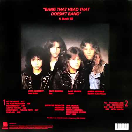 Metallica - Kill 'Em All Vinyl LP ⭐ Вінілова платівка - Hardy Vinyl