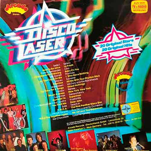 Disco Laser Vinyl LP ⭐ Виниловая Пластинка - Hardy Vinyl