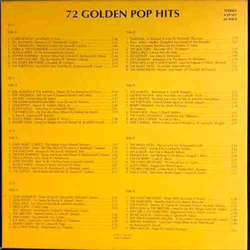 72 Golden Pop Hits, Vinyl 4 LP Box ⭐ Вінілова Платівка - Hardy Vinyl