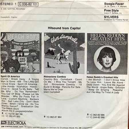 The Sylvers - Boogie Fever Single Vinyl 7’45RPM ⭐ Вінілова Платівка ...