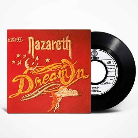 Nazareth Dream On Single Vinyl 7 45rpm вінілова платівка Hardy Vinyl