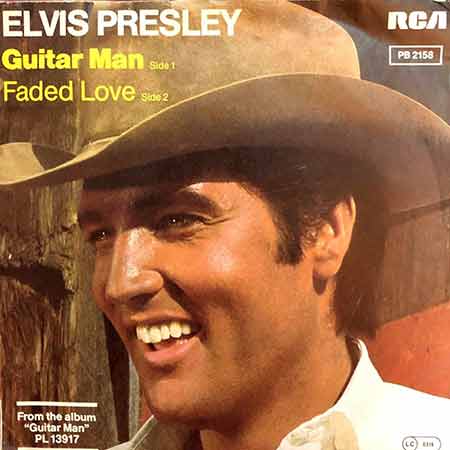 Elvis Presley - Guitar Man Single Vinyl 7’45RPM ⭐ Вінілова Платівка ...