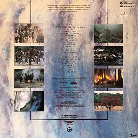 Ennio Morricone - The Mission (Original Soundtrack From The Film) Vinyl ...